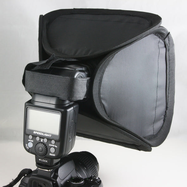 23cm x 23cm Soft Box Flash Diffuser for Canon 580EX 430EX II Nikon SB ...